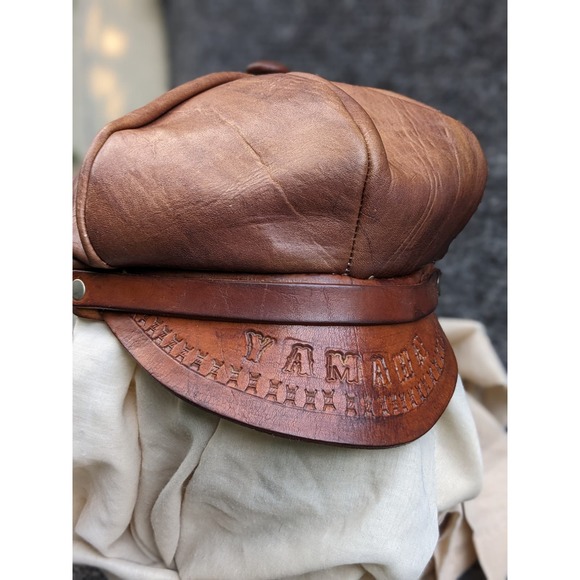 Handcrafted | Accessories | Handcrafted Leather Motorcycle Cap | Poshmark